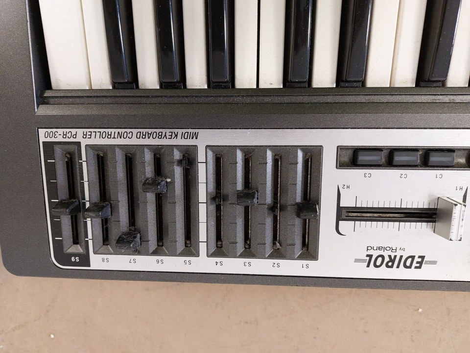Roland EDIROL keyboard PCR-300 synthesizer Confirmed Operation untested ...