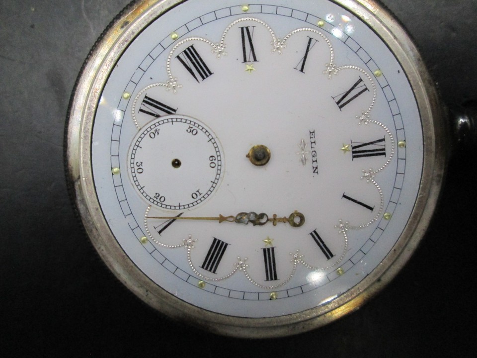 Vintage Elgin Fancy Men's Non-Running Pocket Watch | eBay