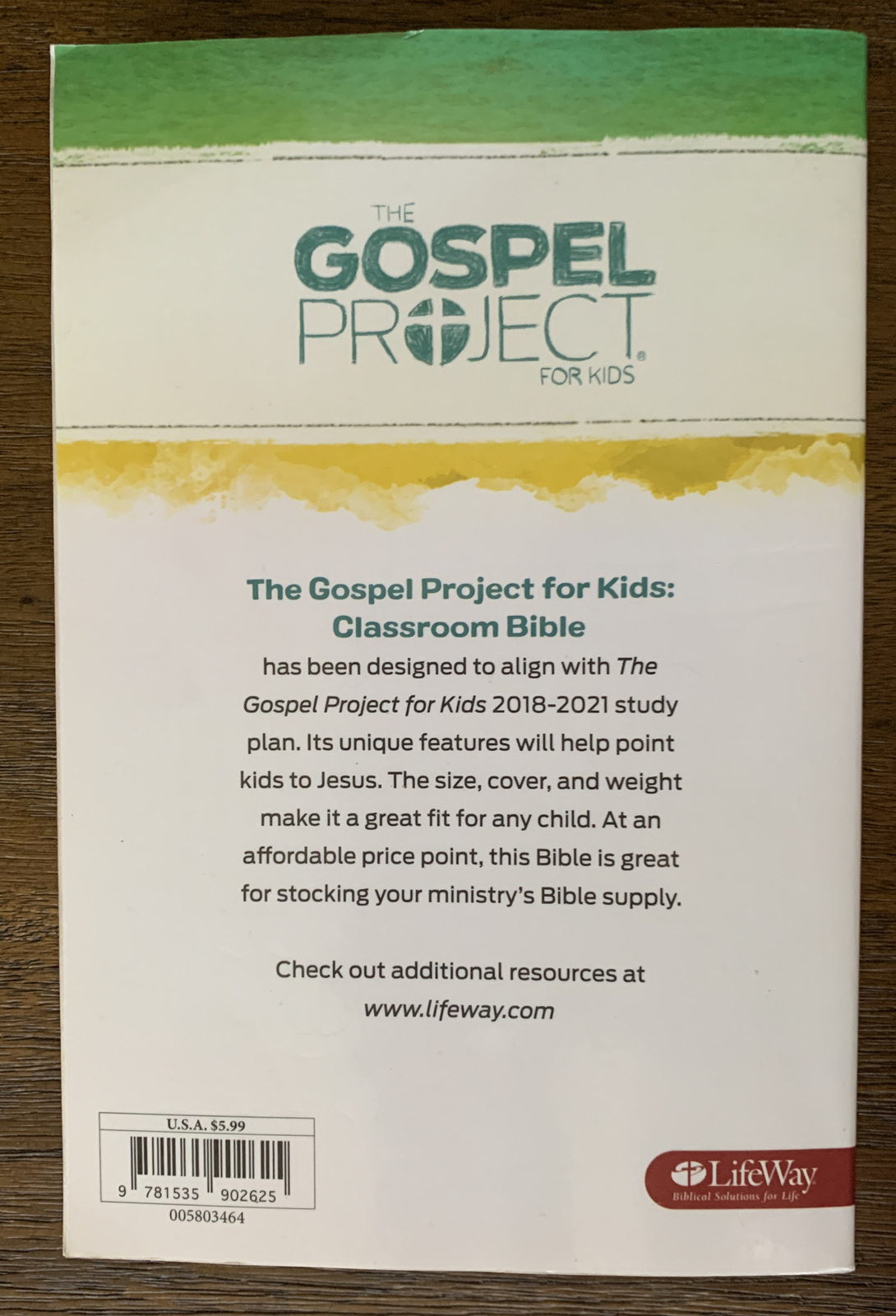 The Gospel Project For Kids Classroom Bible By Lifeway Kids | eBay
