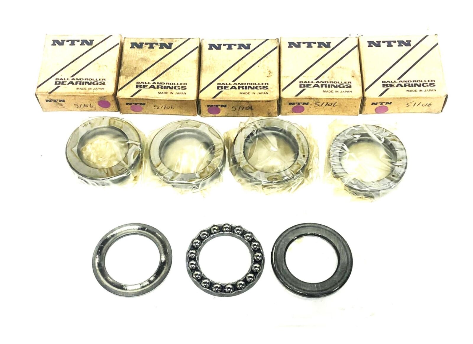 NTN Thrust Ball Bearing 51106 [Lot of 5] NOS | eBay