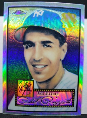 PHIL RIZZUTO 2002 Topps Chrome 1952 Reprints Refractor #52R7 Yankees | eBay