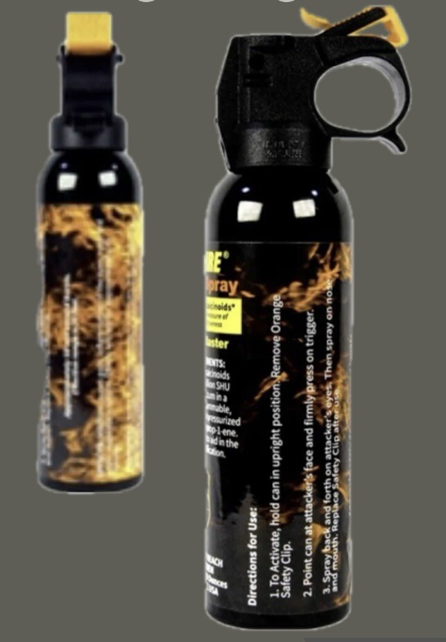USA Wildfire Pepper Spray 1. 4 FOGGER Home POLICE PISTOL GRIP Sefl ...