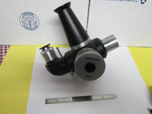 UNITRON CAMERA PORT MULTI EYEPIECES 34985 MICROSCOPE OPTICS AS IS BIN# ...