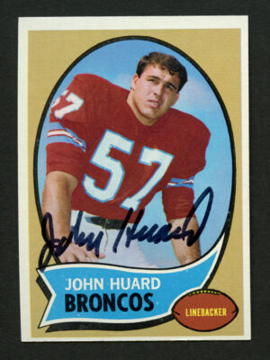 John Huard #146 signed autograph auto 1970 Topps Football Trading Card ...