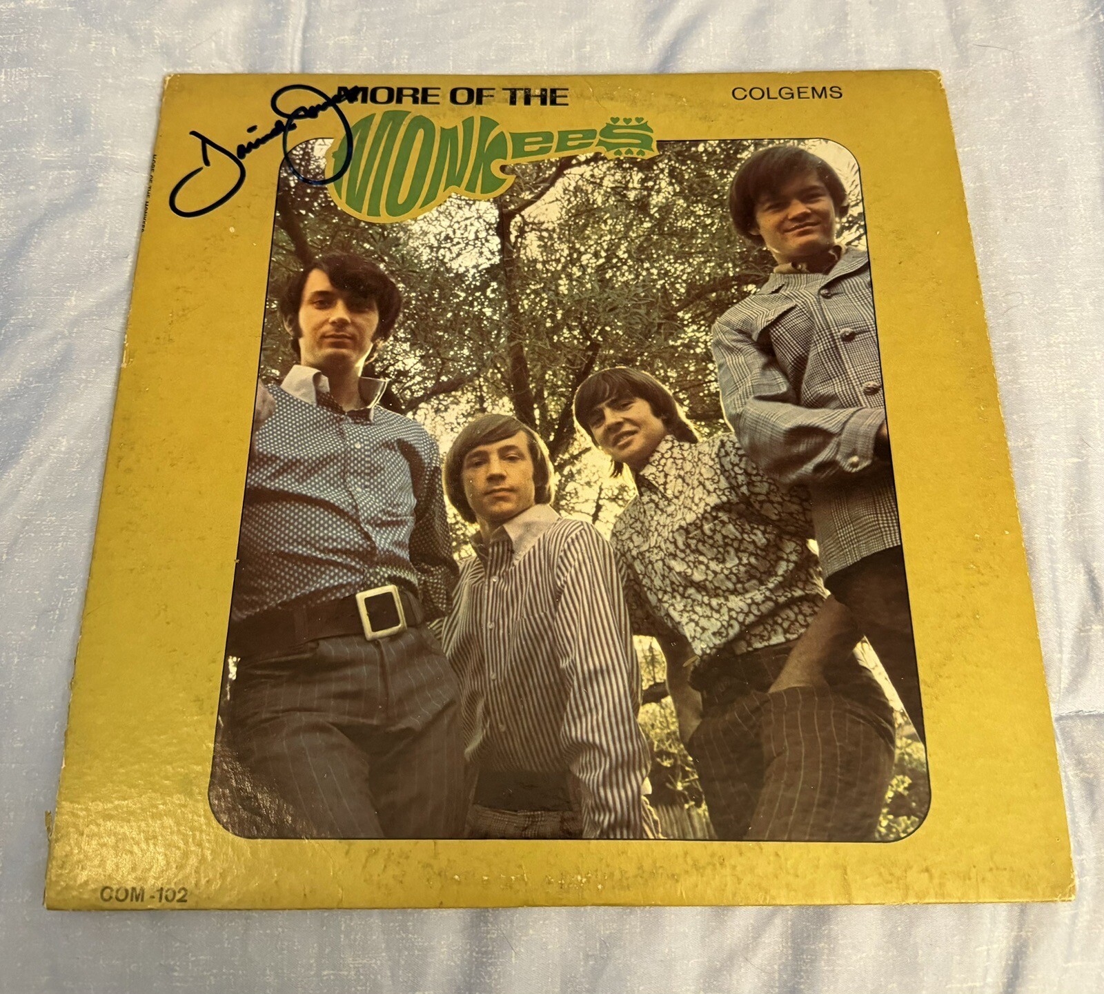 Davy Jones More Of The Monkees Authentic Signed Autograph LP Vinyl ...