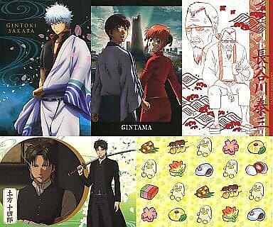 GINTAMA cute Gintoki Sakata shikishi super toy Collection 5SET Kawaii ...