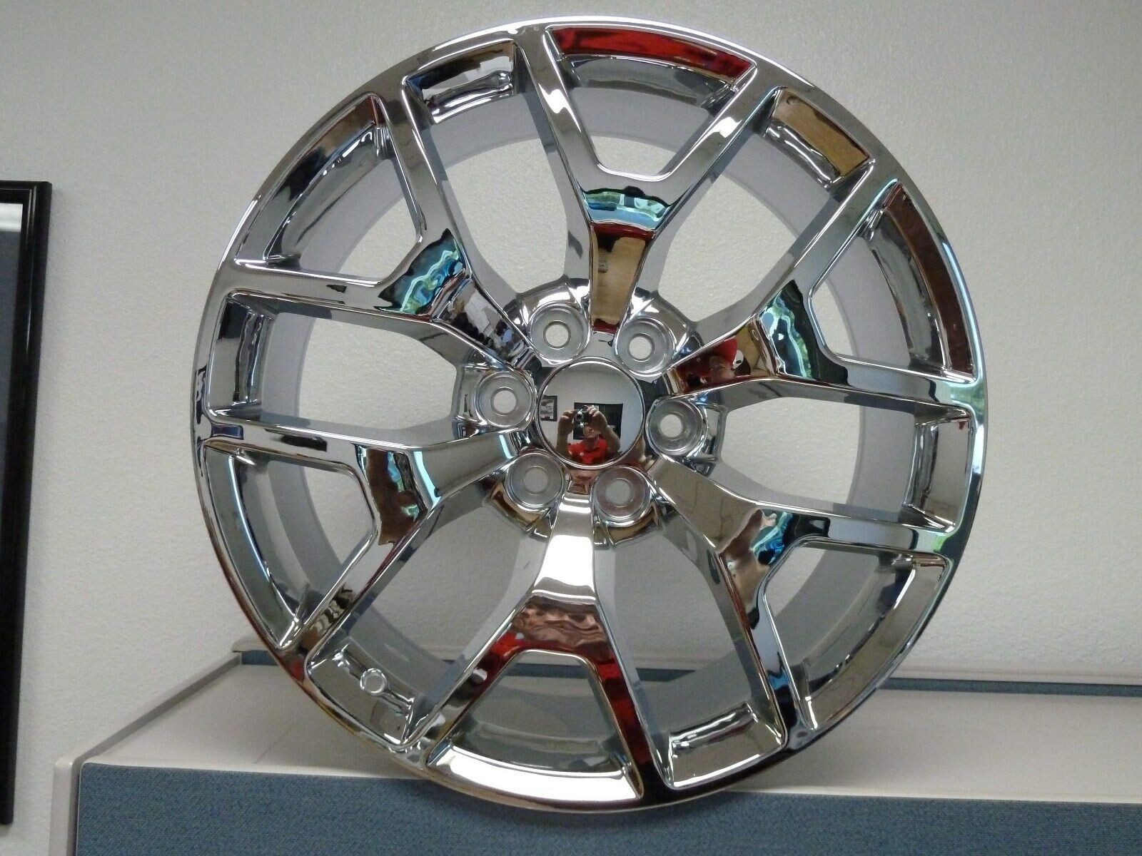 Fits 20" GMC Sierra Replica Honeycomb Wheels Chrome Rims for Silverado ...