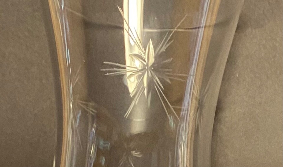 MCM Atomic Star Glass SET OF 4 Six Point Star SUSQUEHANNA Stem Glasses ...