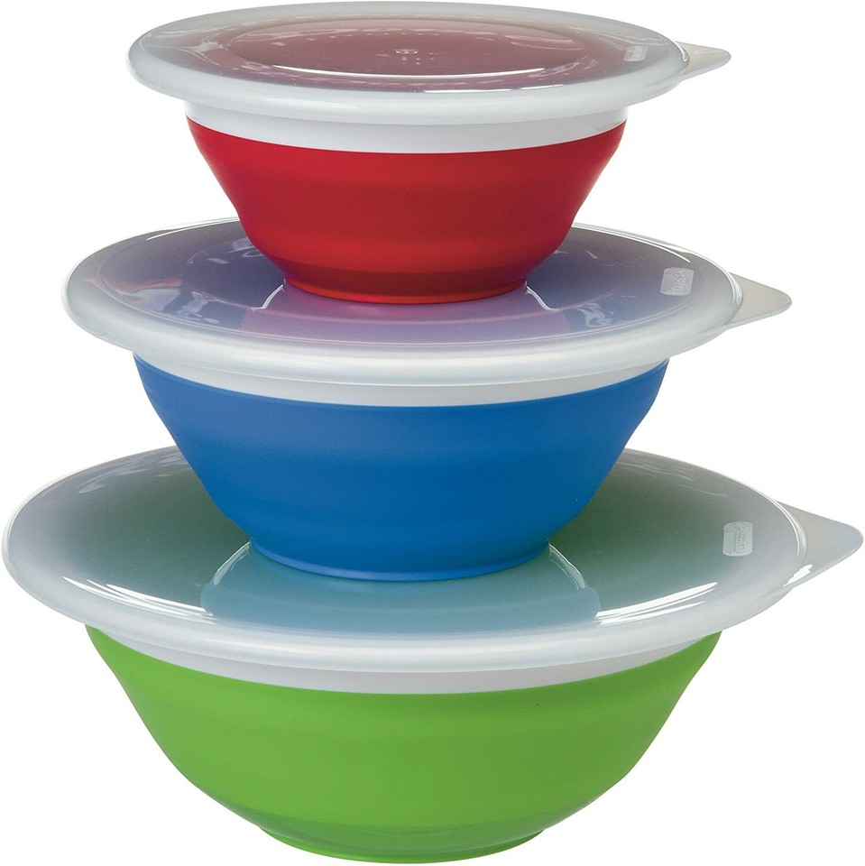 Progressive Prepworks Thinstore Collapsible Prep/Storage Bowls with ...
