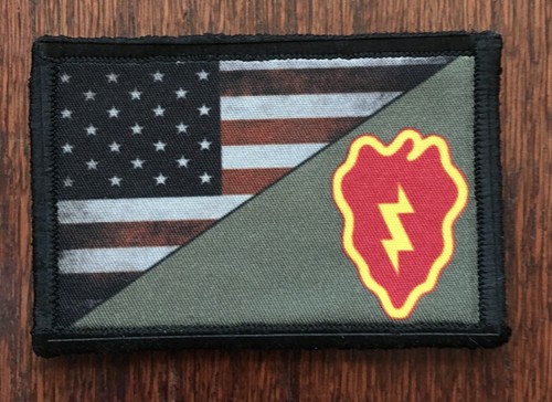 509 GERONIMO Airborne Infantry / USA FLAG Morale Patch Tactical ...