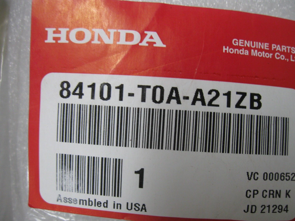 Honda 84101-T0A-A21ZB Max Ivory Right Front Pillar Garnish for 15-16 CR ...