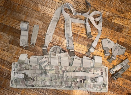 Complete US Army OCP Multicam Molle II Tactical Assault Panel TAP Chest ...