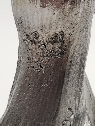 #2/500 Michael Ricker Pewter Christmas Bell 2008 Angel With Animals | eBay