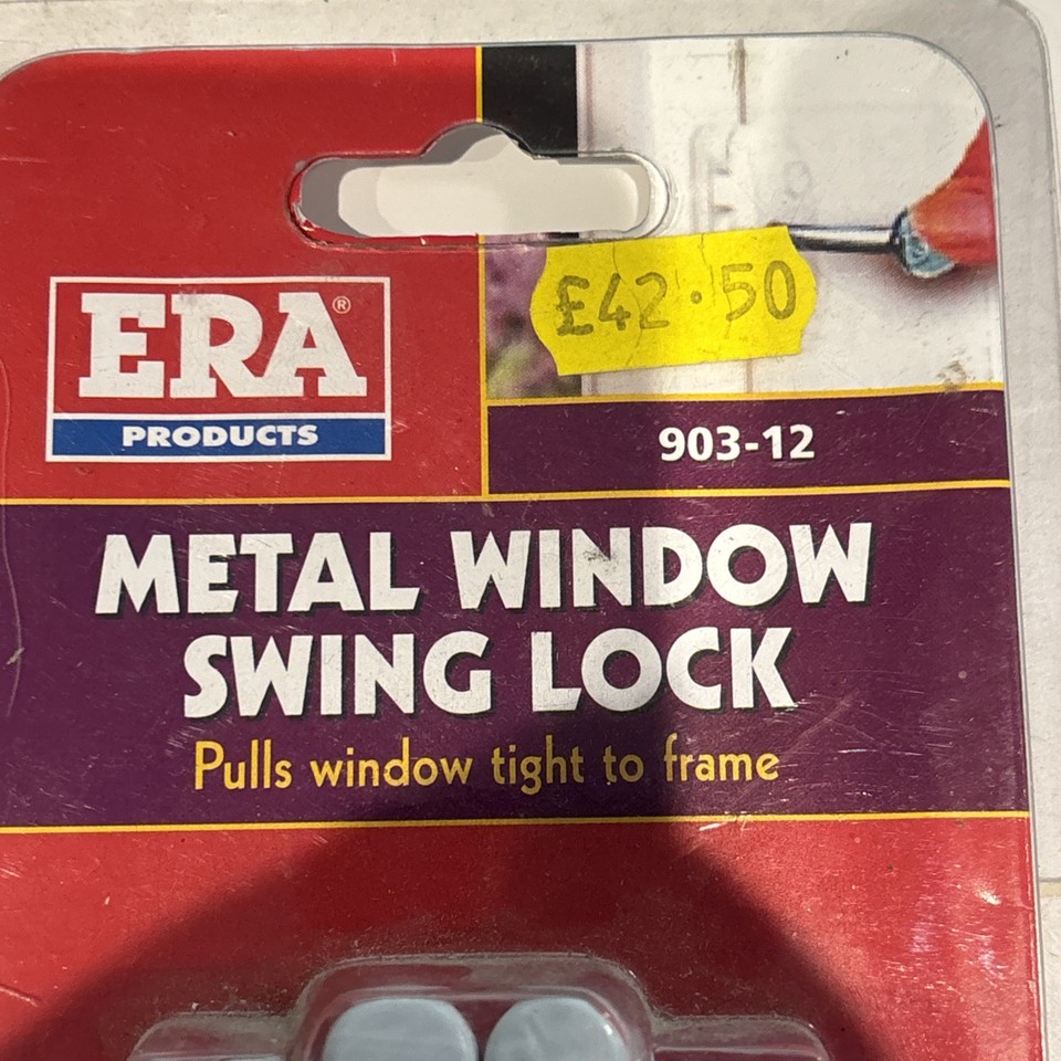 2 x ERA For Metal Window Swing Lock - Hinged 903 - 12 White | eBay UK