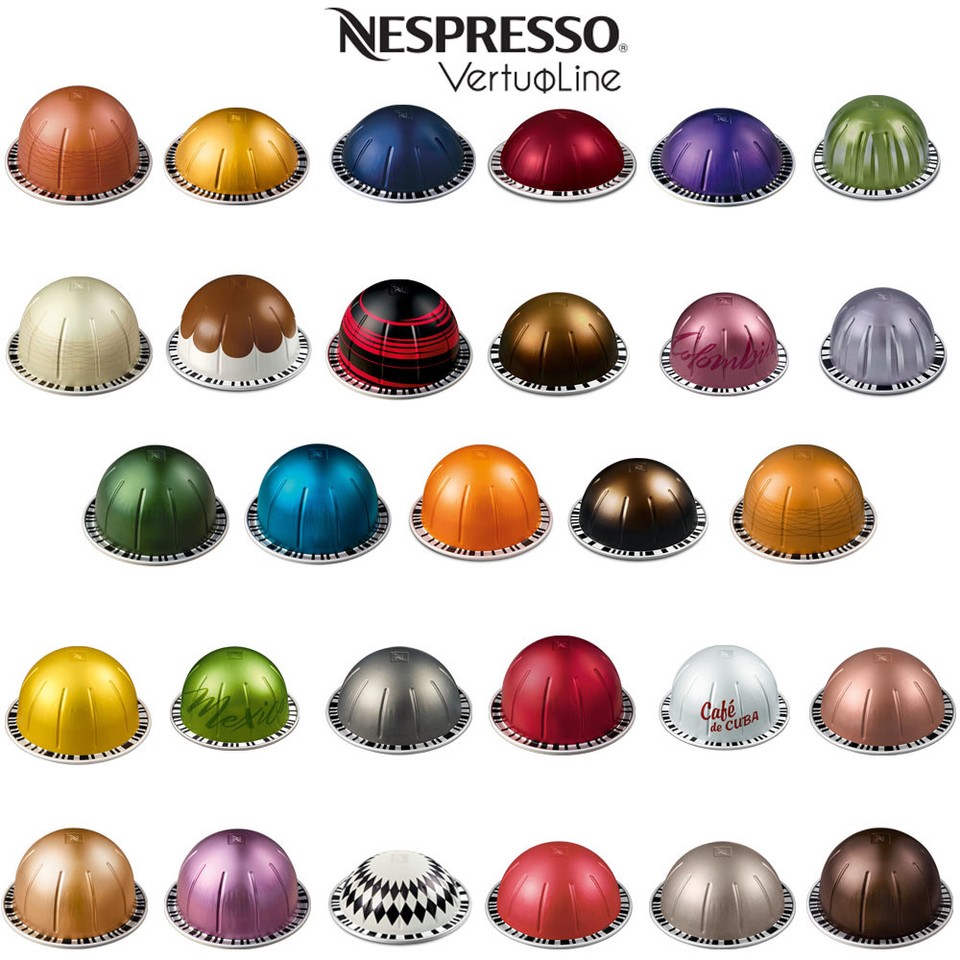 100 NESPRESSO VERTUOLINE CAPSULES COFFEE ESPRESSO Pods VERTUOPLUS ...