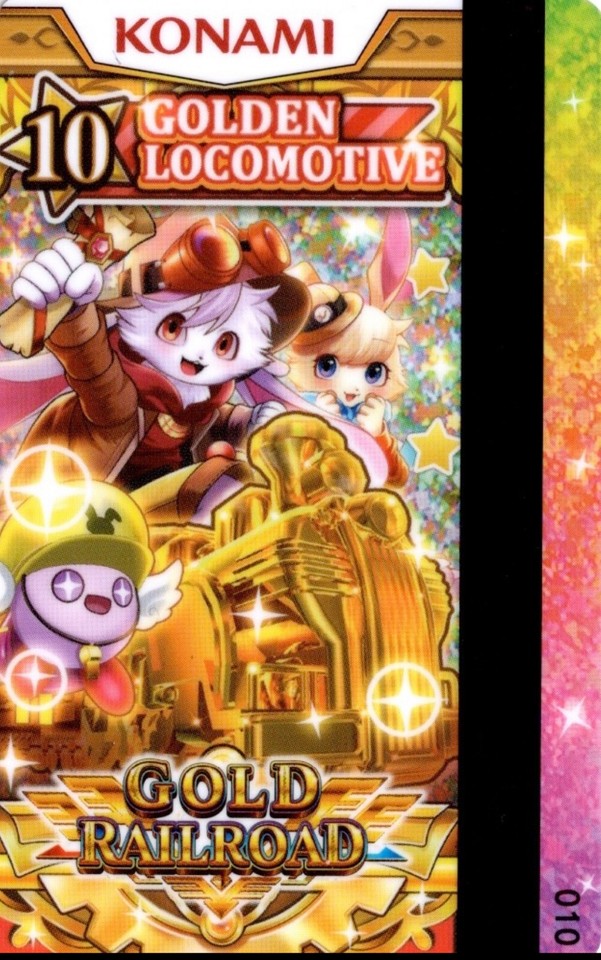 KONAMI GOLD RAILROAD Arcade Coin Pusher Cards - NEW - Round 1 - You ...