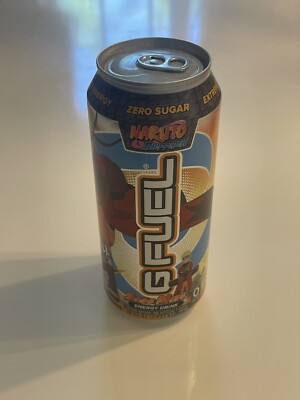 FULL G FUEL Saga Mode Naruto Shippuden Anime Ninja Energy Drink GFuel ...