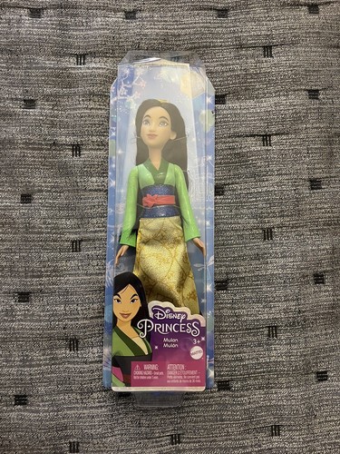 Mattel Disney Princess Dolls, Mulan Posable Fashion Doll with Sparkling ...