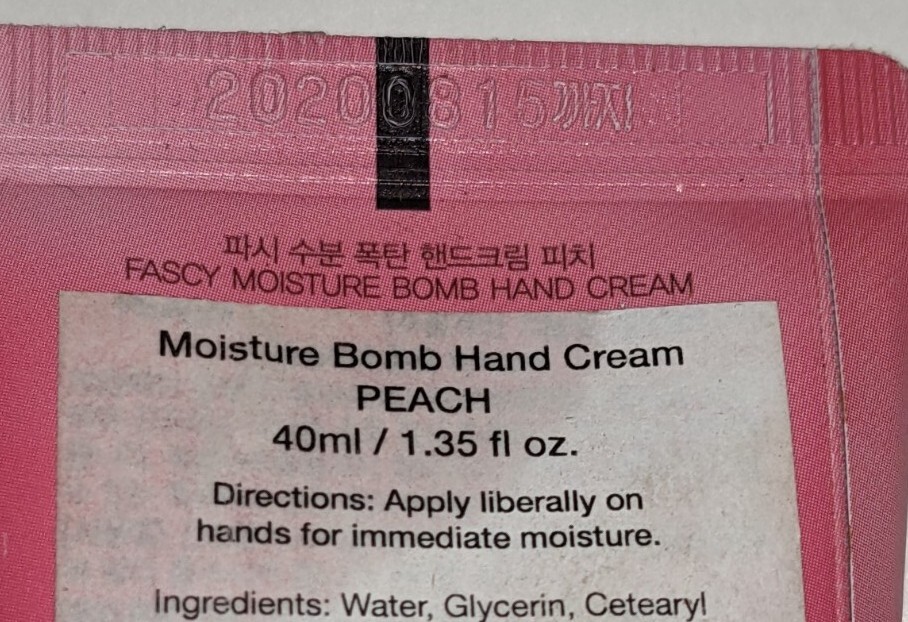 Fascy+Moisture+Bomb+Hand+Cream+40ml+3+Types+Laneige+Mask+4ml+Korea ...