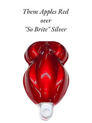 All Kandy's Them Apples Red So Brite Silver Glowin Base Wet Wet Clear ...