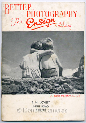 Ensign Better Photography Catalogue, Midget Selfix Autorange Multex II ...