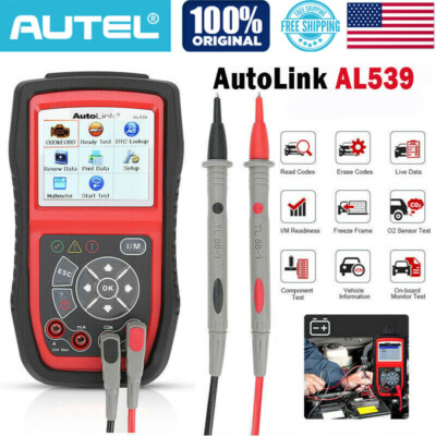 Autel AutoLink AL539 OBD2 Scanner Car Diagnostic Tool Engine OBDII Code ...