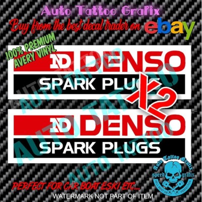 DENSO SPARK PLUGS Decal Sticker for MOTORSPORT Man Cave Garage Retro ...