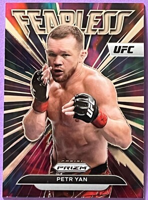 2023 Panini Prizm UFC Fearless Insert #11 Peter Yan Card | eBay