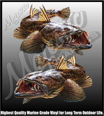 FLATHEAD - DECALS - 315mm X 205mm MIRRORED PAIR - BOAT DECALS | eBay