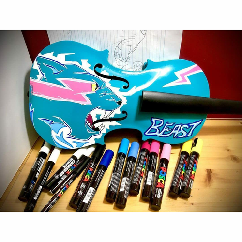 Uni Posca Paint Marker Art Pen Posca Case Set of 54 Assorted Colours ...