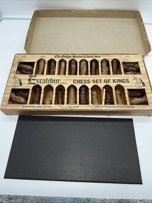 Excalibur Chess Set-Old Gothic Styled Chess Set | eBay