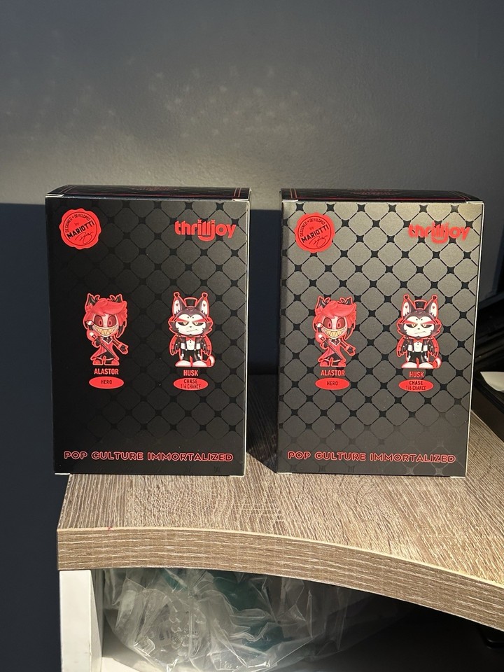 THRILLJOY PIX! HAZBIN HOTEL ALASTOR - Husk Chase Hot Topic Exclusive ...