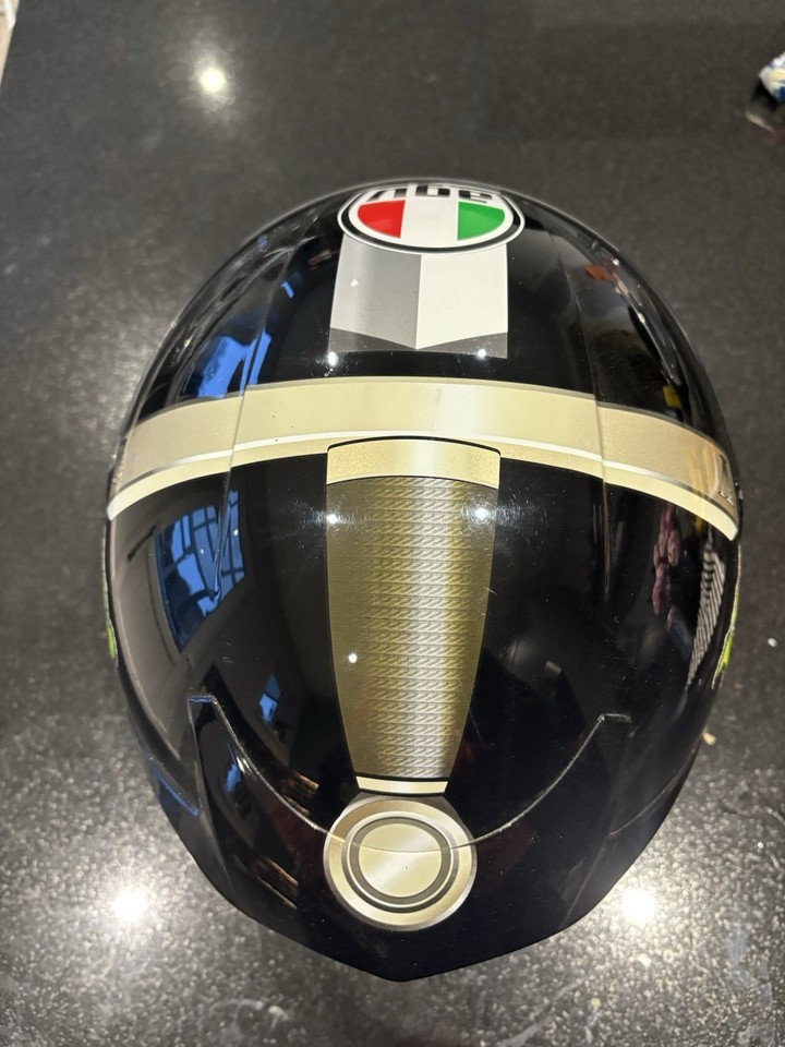 AGV K3 Valentino Rossi Full Face Motorcycle Helmet Sword Helmet Rare ...