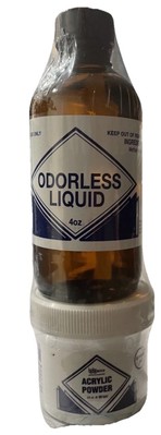New Sealed Odorless Liquid clear & Acrylic Powder Student Kit BIG SIZE ...