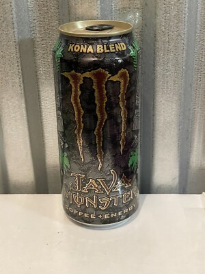 Java Monster Coffee Energy Drink Kona Blend 1 Full 15oz Can New | eBay