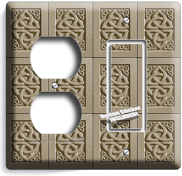CELTIC KNOT IRISH SPIRITUAL SYMBOL LIGHT SWITCH OUTLET WALL PLATE ROOM ...