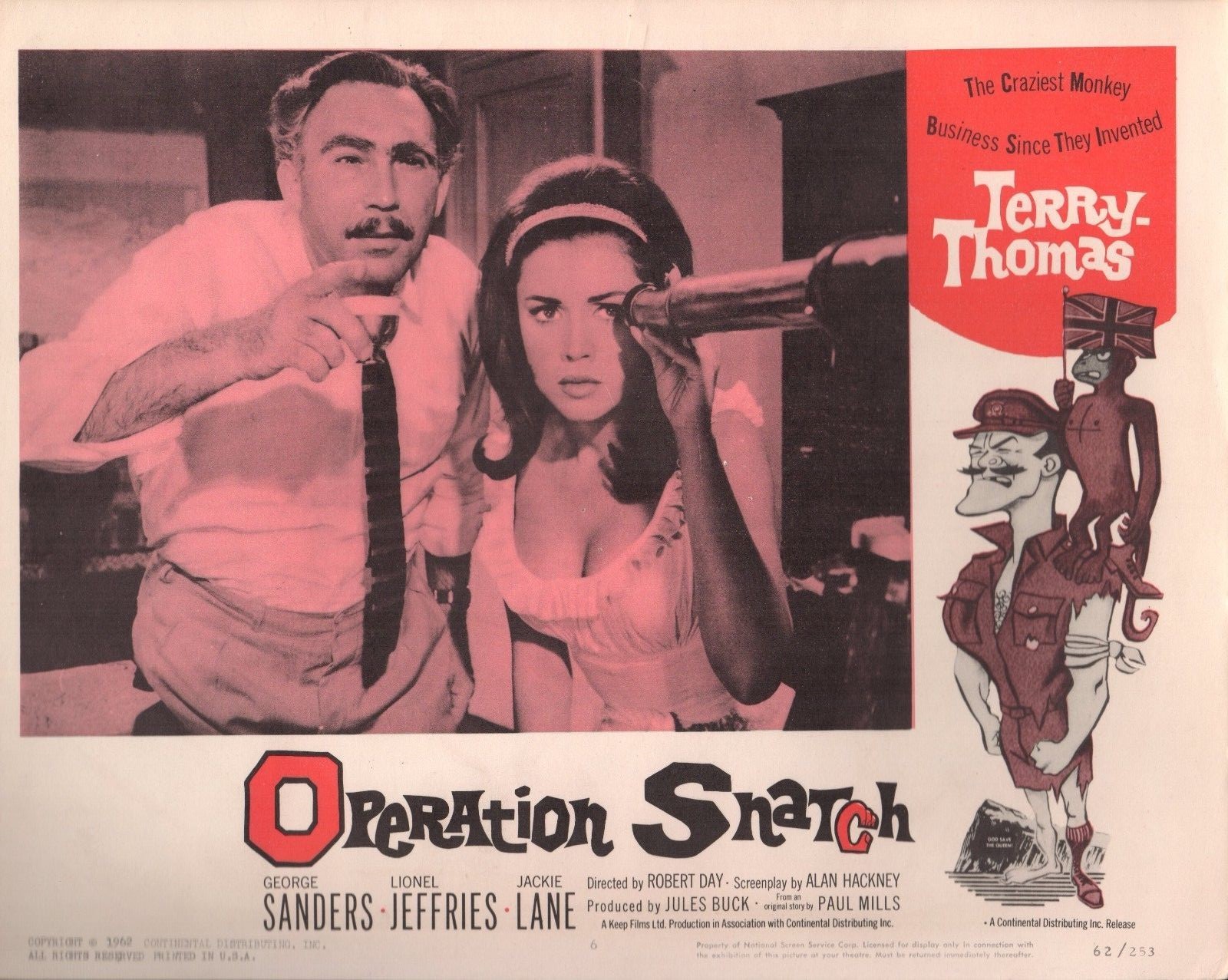 Terry Thomas Operation Snatch Original 11x14" Lobby Card #M8347 | eBay