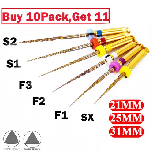Dental Endodontic Rotary Files Endo Root Canal File X-Pro Gold Taper ...
