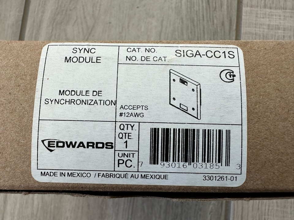 NEW EDWARDS EST SIGA-CC1S SYNC OUTPUT MODULE FREE SHIPPING !!! | eBay