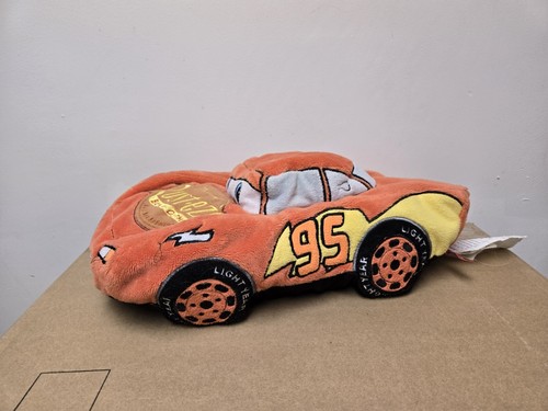 Disney Store Pixar Cars Lightning Mcqueen Car Stuffed Plush Red | eBay