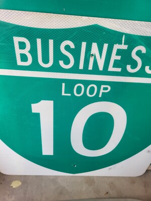 California Interstate I-10 Business Loop Highway Sign 24”x24” | eBay