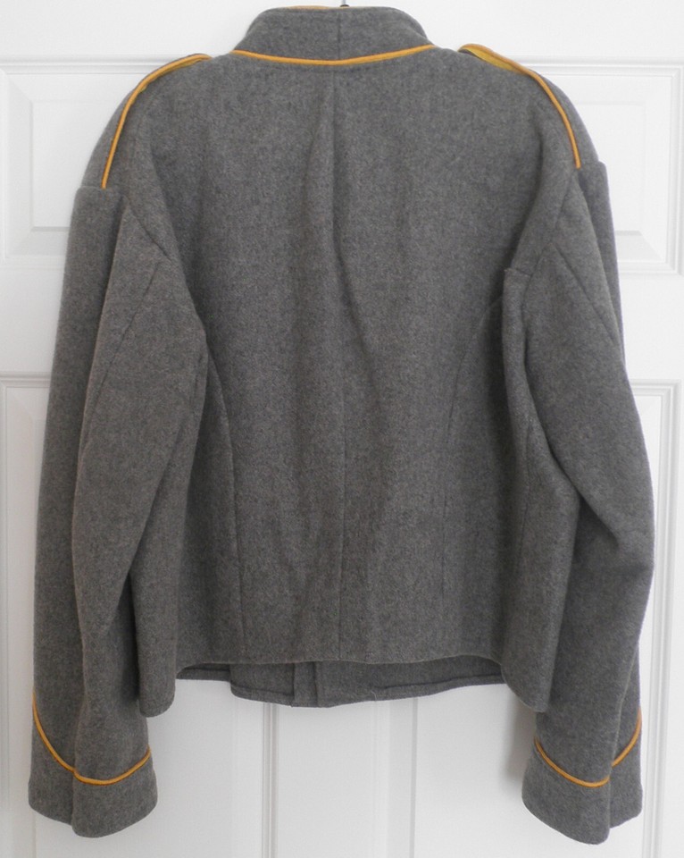 CIVIL WAR CSA CONFEDERATE CAVALRY WOOL SHELL JACKET 44R | eBay