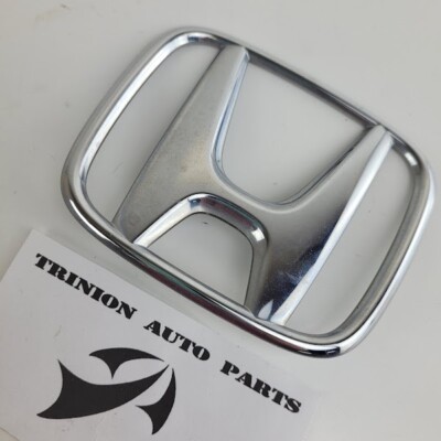 2001-2005 Honda Civic Trunk Honda Rear Emblem Symbol Logo Chrome OEM | eBay