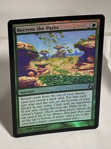 Morningtide *FOIL* RECROSS THE PATHS NM NEVER PLAYED Magic MTG Free ...
