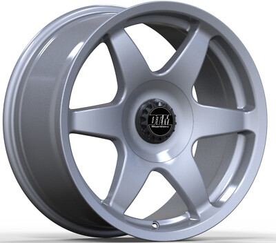 DTM RW3 Silver Wheels Rims 17x8.5 5x100 Subaru Scion Rally Design | eBay