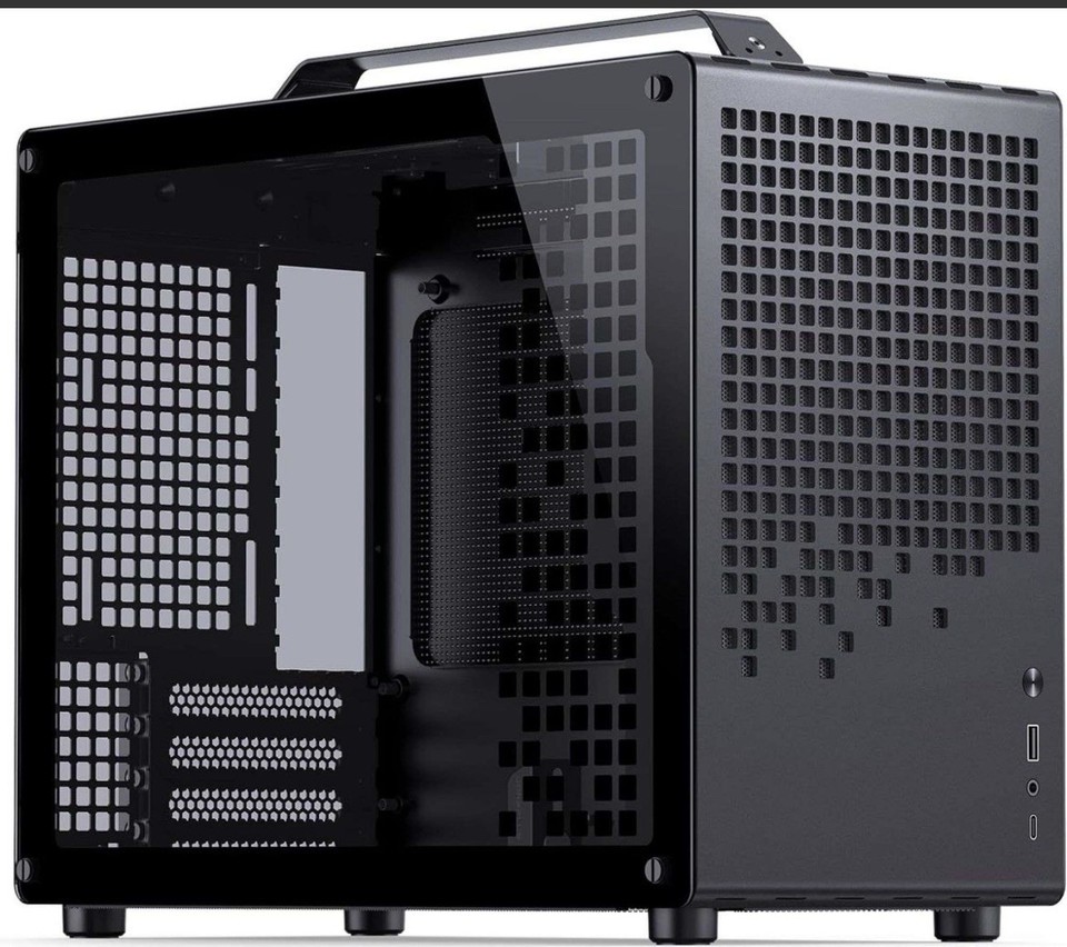 Black Micro-Atx Mini Tower PC Case,With Detachable Carrying Handle ...
