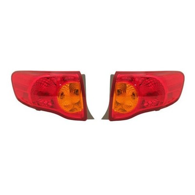 Pair Tail Lights Fits Toyota Corolla 2009-2010 8155002460 81560-02460 ...
