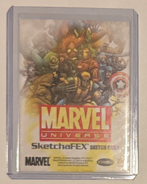 2011 MARVEL UNIVERSE SKETCH CARD: TIGRA BY ELAINE PERNA | eBay