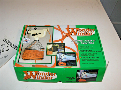 Green Leaf Wonder Winder Extension Cord Winder WW 1D/100 Wall Mount ...