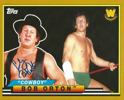 WWE Cowboy BOB ORTON Autographed 8x10 WWE /WWF Wrestling Legend Pic3 | eBay
